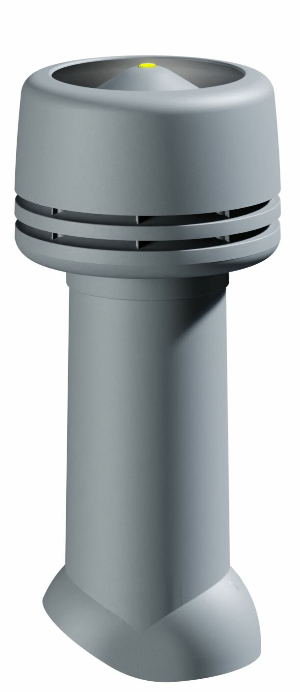 Аэратор Docke Premium 167/650, трубный, для кровли, серый, полипропилен