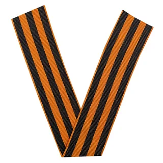 Тесьма "Георгиевская лента" 35 мм на 40 см