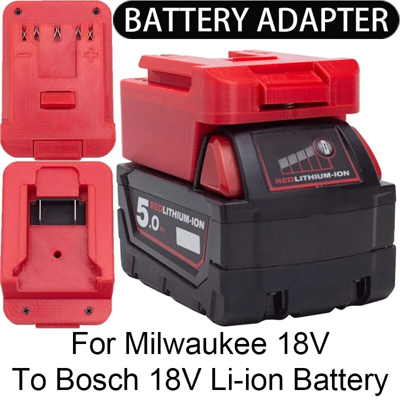 Адаптер Bosch 18В к Milwaukee 18В