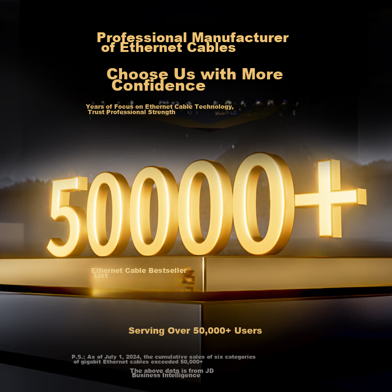 Value Count CAT6 Gigabit Ethernet Cable, 8-Core Twisted Pair, for Engineering, Home, Computer, Broadband, Surveillance, Network Patch Cord, Finished Network Cable, Blue 3 Meters ZL-6030BL