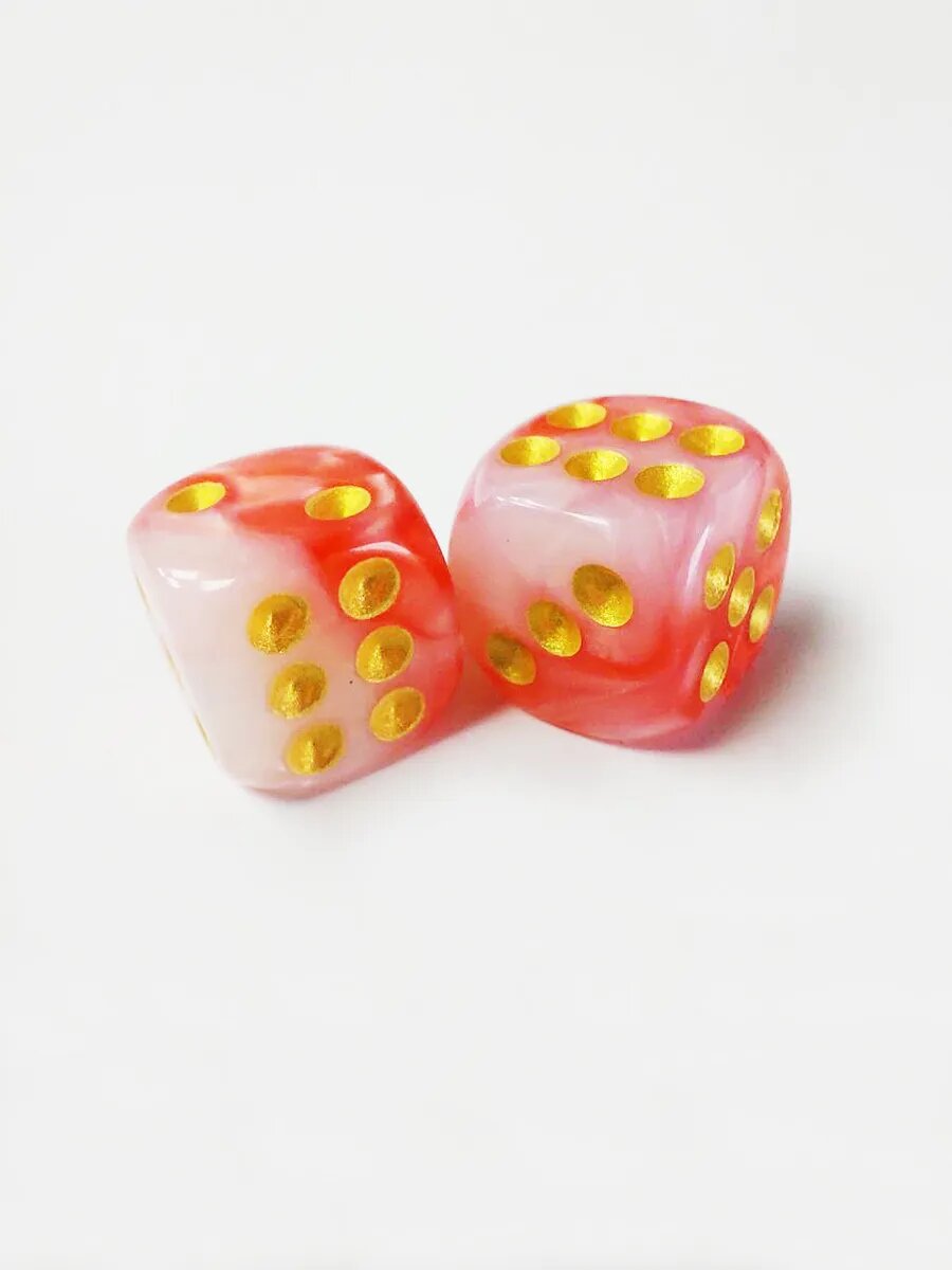 Кубик игральный 12 мм 2 шт