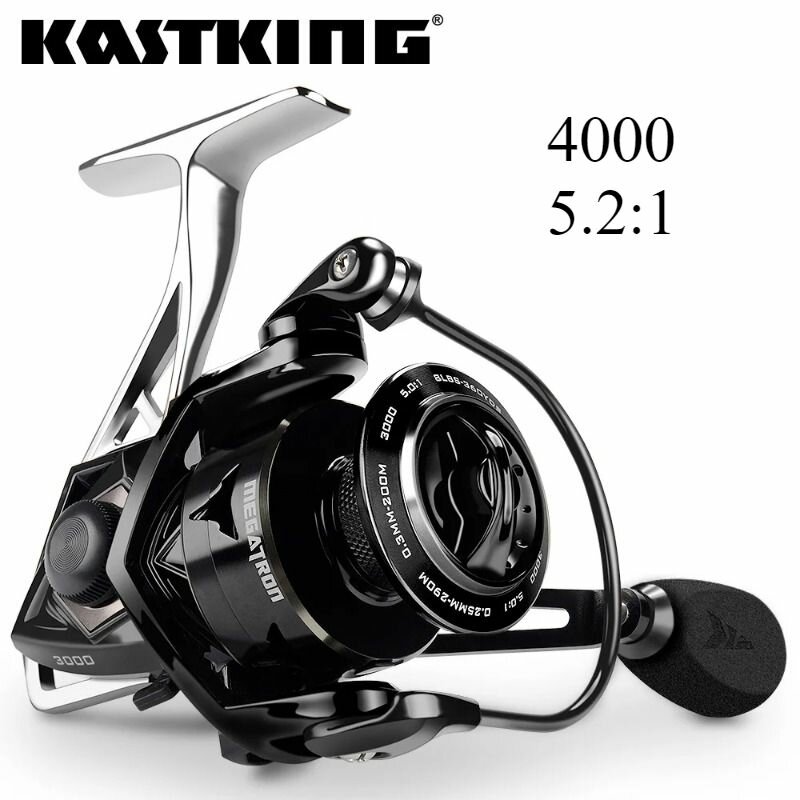 KastKing Megatron 4000 5.2:1 Катушка для рыболовных снастей
