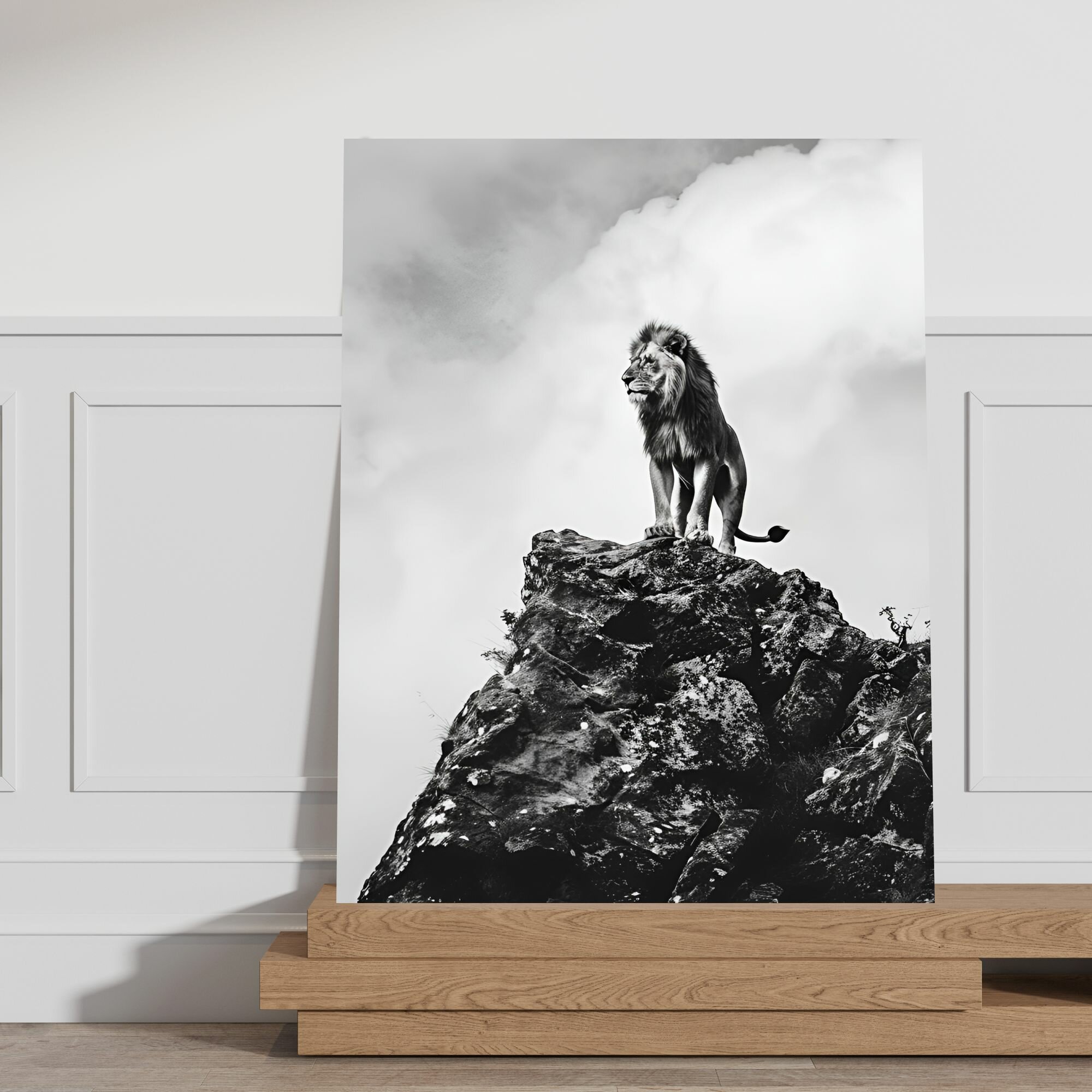 Картина на стену "Царь зверей" 50х70см 1шт.