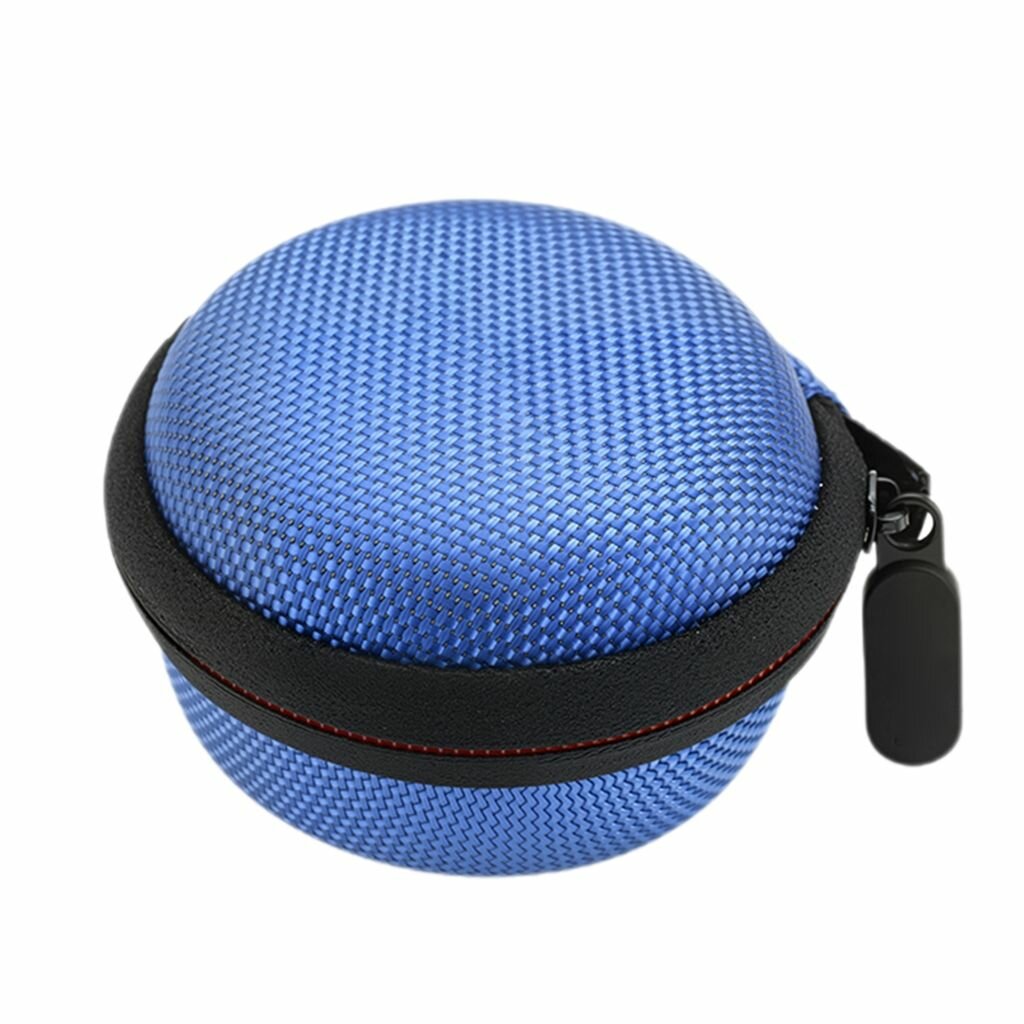 Компактно Eva Shock -Case Sack Sack для Burmester True Wireless Hearsets Easy Transport & Secure Storage, Синий