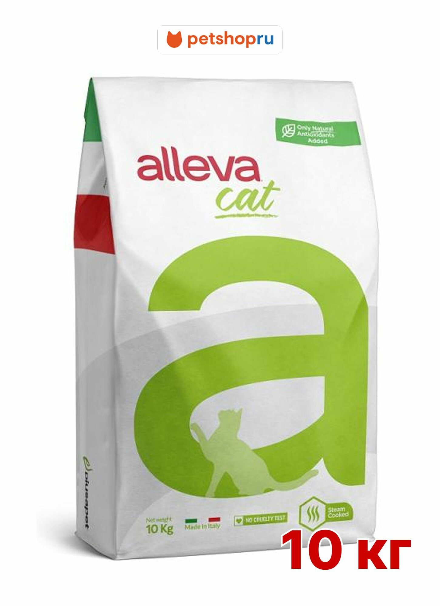 Alleva Сухой корм для кошек, контроль потребления глюкозы, 10 кг