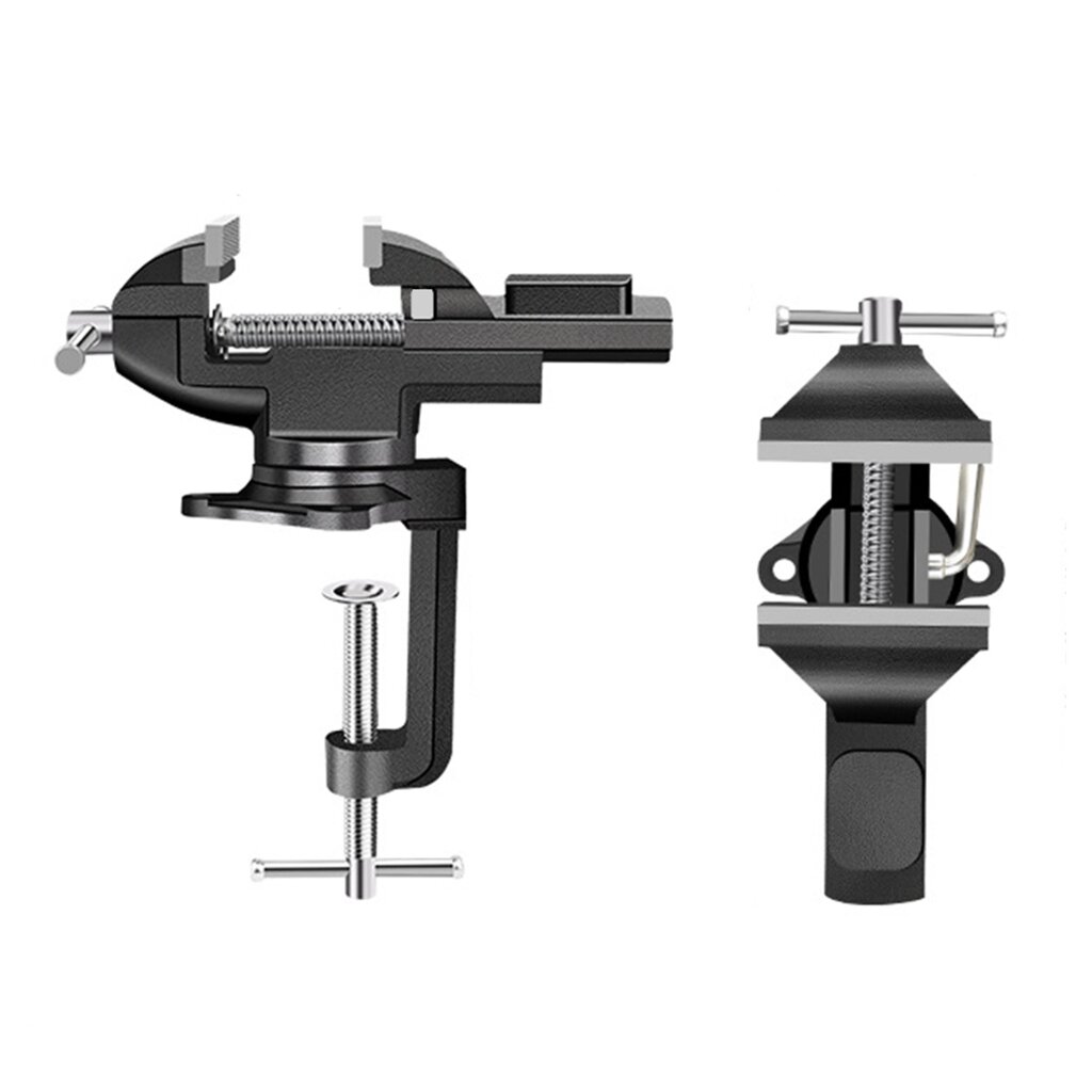 Двойное назначение комбинированные тиски 360 поворотное основание рабочие столы тиски стол тиски зажим на быстрой регулировке подвижный дом