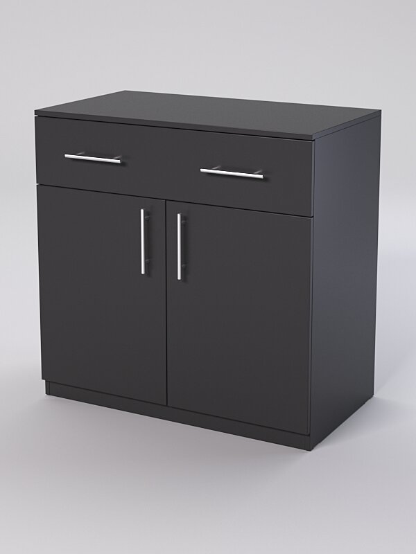 Тумба для офисной техники №12, Черный. Производитель товара - компания Westcom.