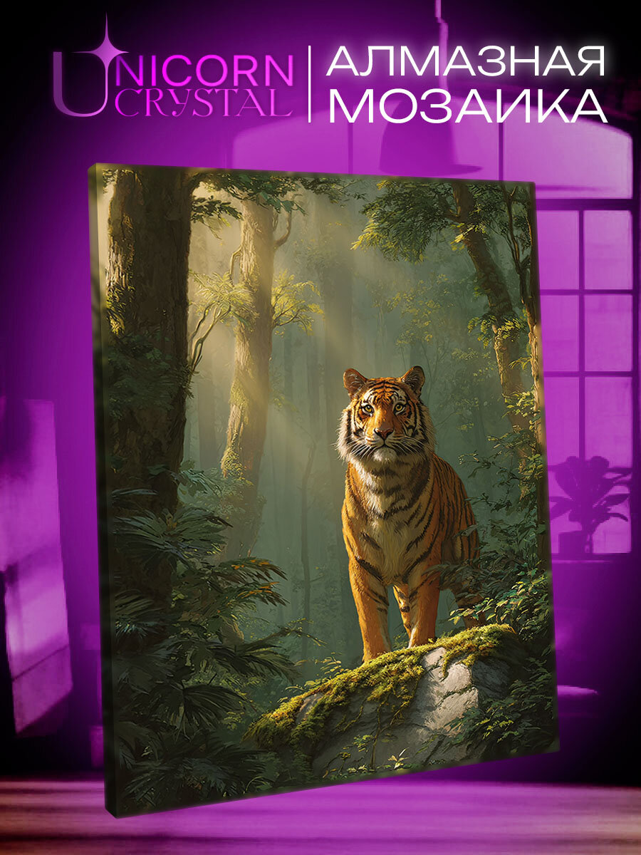 Алмазная мозаика Тигр