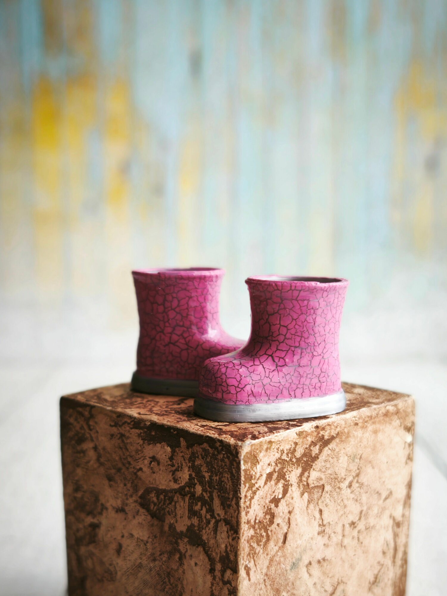 Сапоги "Кракелюр" для куклы Obitsu11/YMY