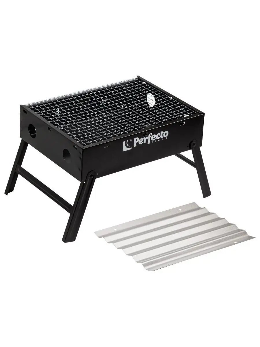 Мангал-барбекю складной PERFECTO LINEA 35х27х23 см (47-135273)