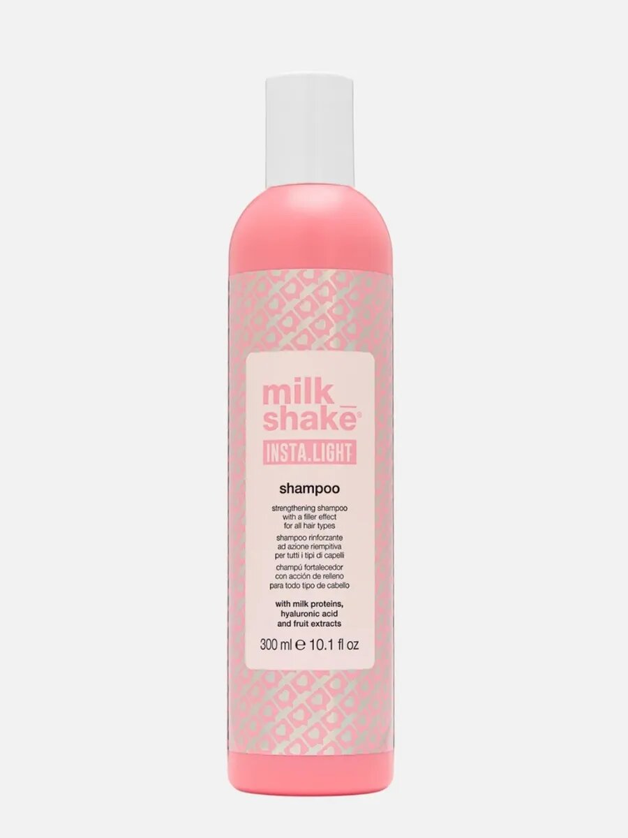 Шампунь для волос с эффектом филлера MILK SHAKE insta.light