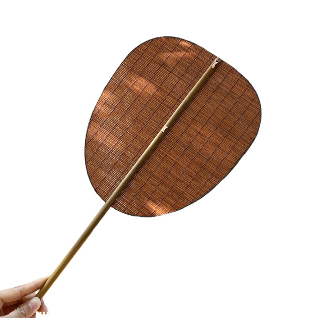 Бамбуковый шелковый веер из бамбука и дерева в китайском стиле palace fan-гусиное яйцо