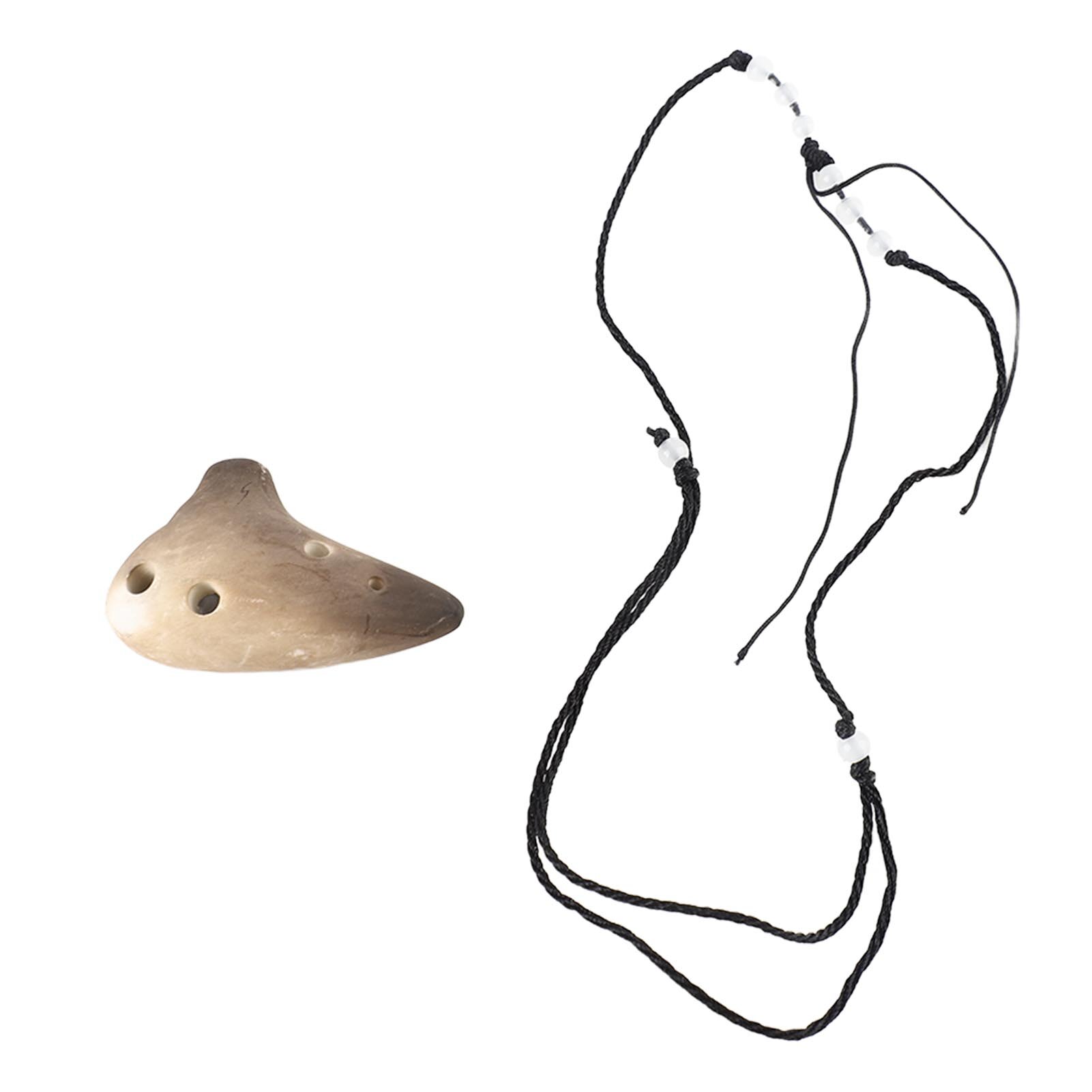 Керамический музыкальный инструмент Alto C Ocarina, стиль подводной лодки с 6 отверстиями, в комплект входит ремешок и партитура для начинающих и любителей музыки