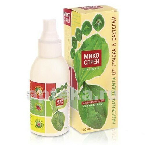 Микоспрей спрей косметический с антибактериальным действием 100 мл