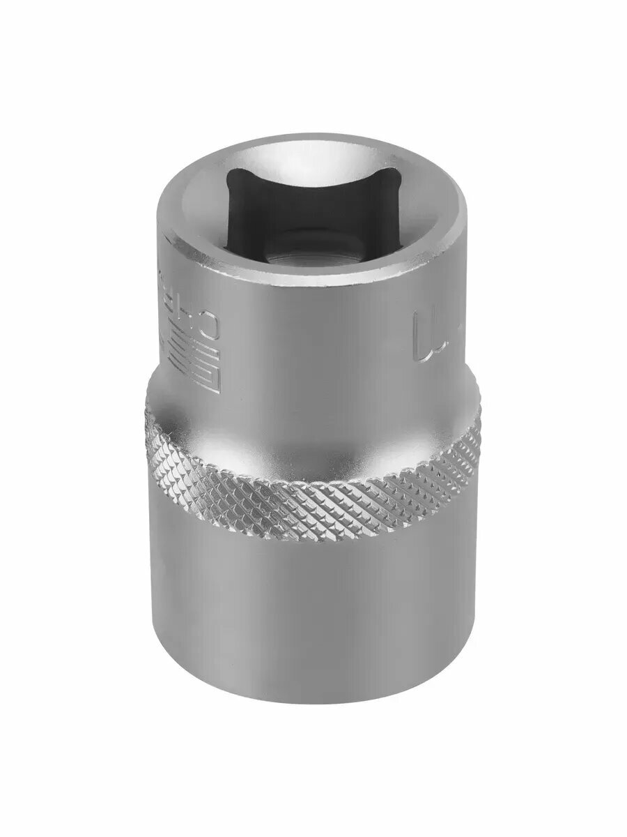 Головка торцевая шестигранная 19 мм, 1/2", CrV, STELS 13830