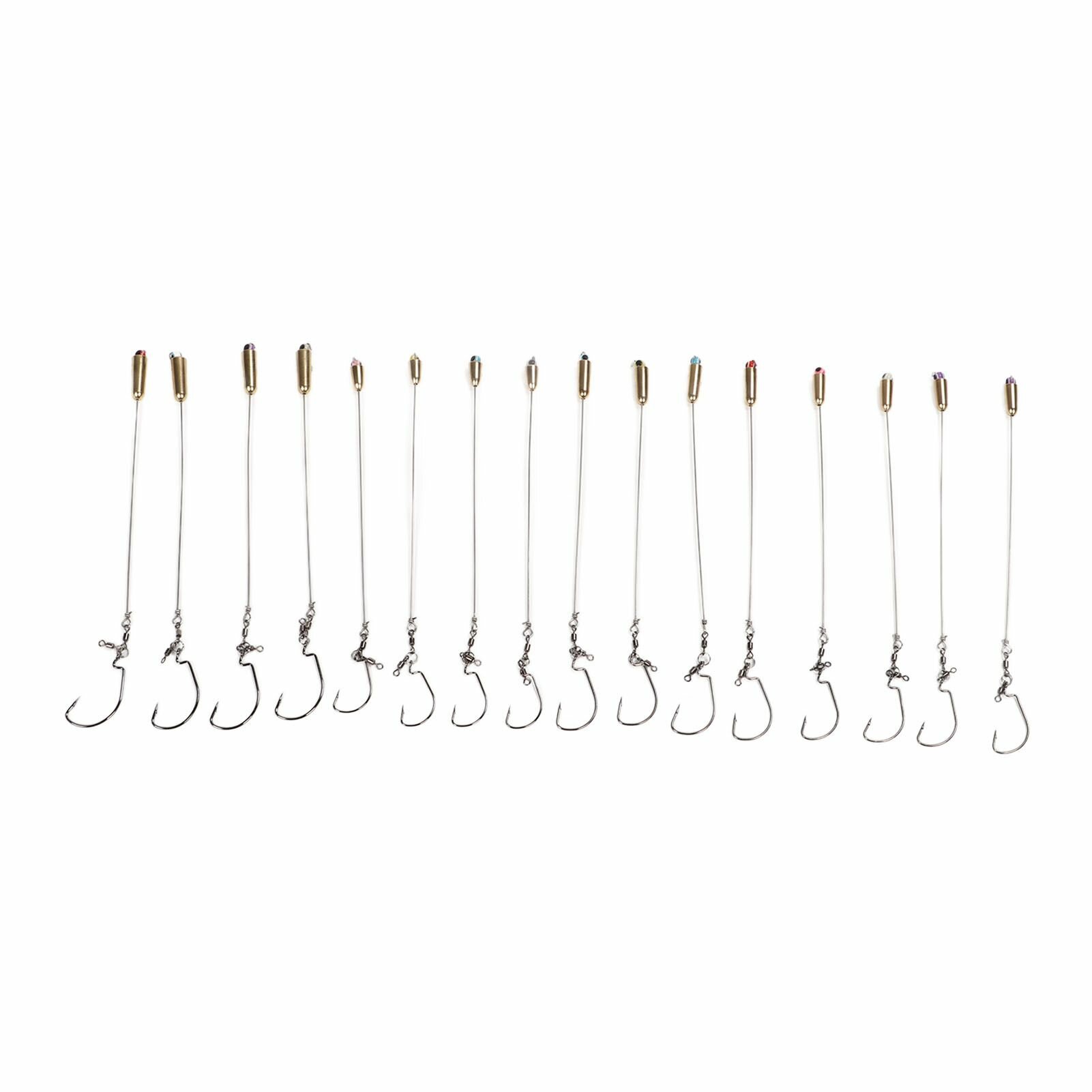 Набор рыболовных снастей с грузом, шарик рыбий глаз , прочный, легкий, устойчивый к коррозии, набор снастей с крючком для морской рыбалки