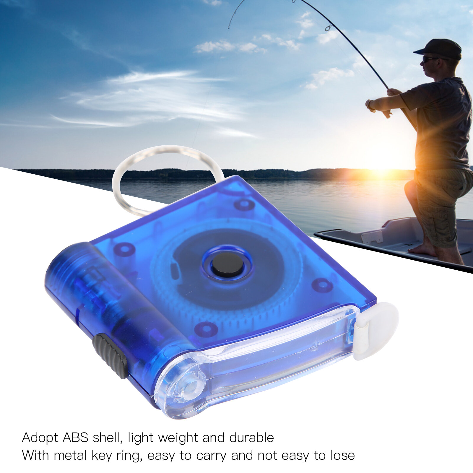 TapeMeasure 100 см рыболовная линейка со светодиодной подсветкой, измерительный инструмент для аксессуаров для рыбалки на открытом воздухе