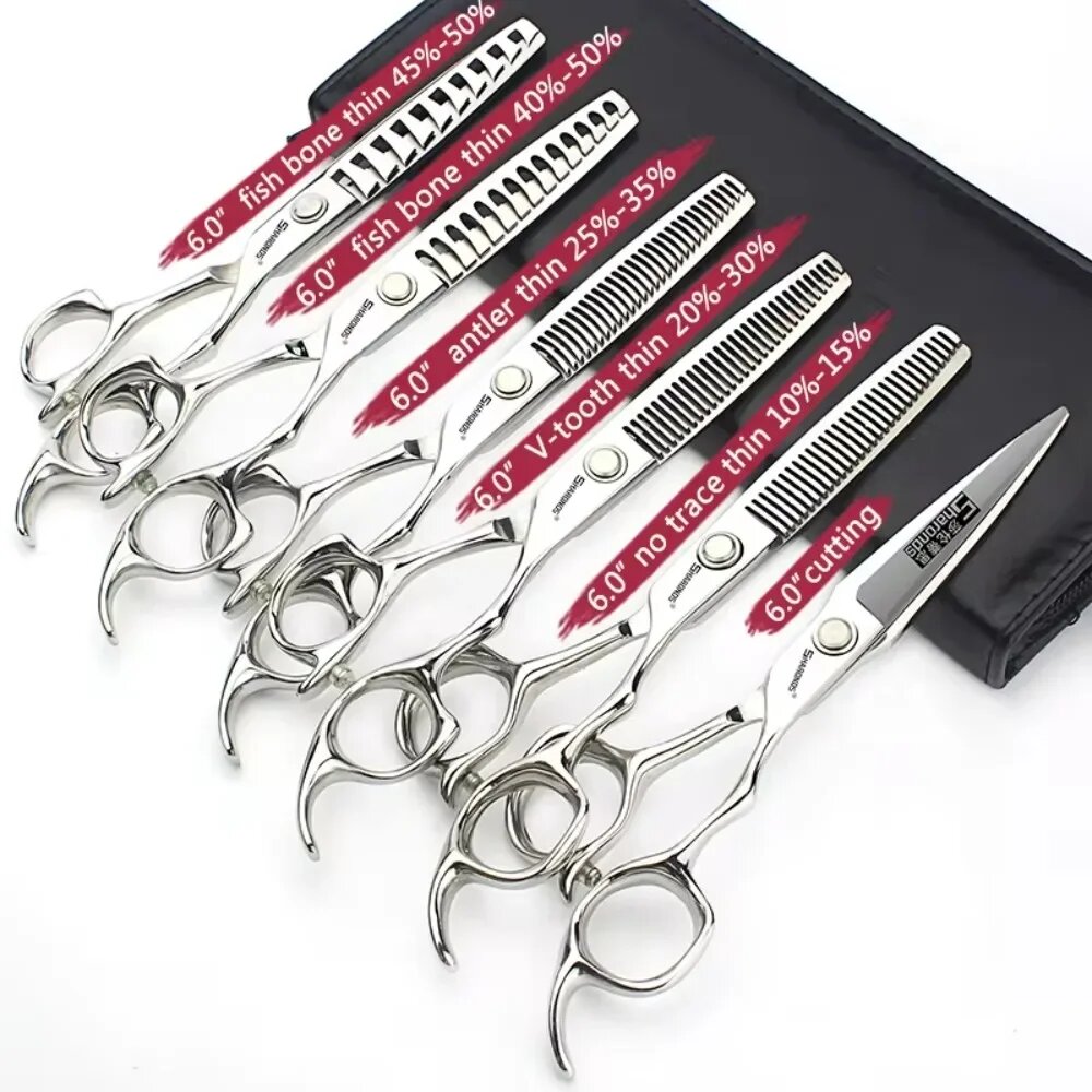 Профессиональные ножницы для стрижки SHARONDS 6 дюймов, 6-piece set
