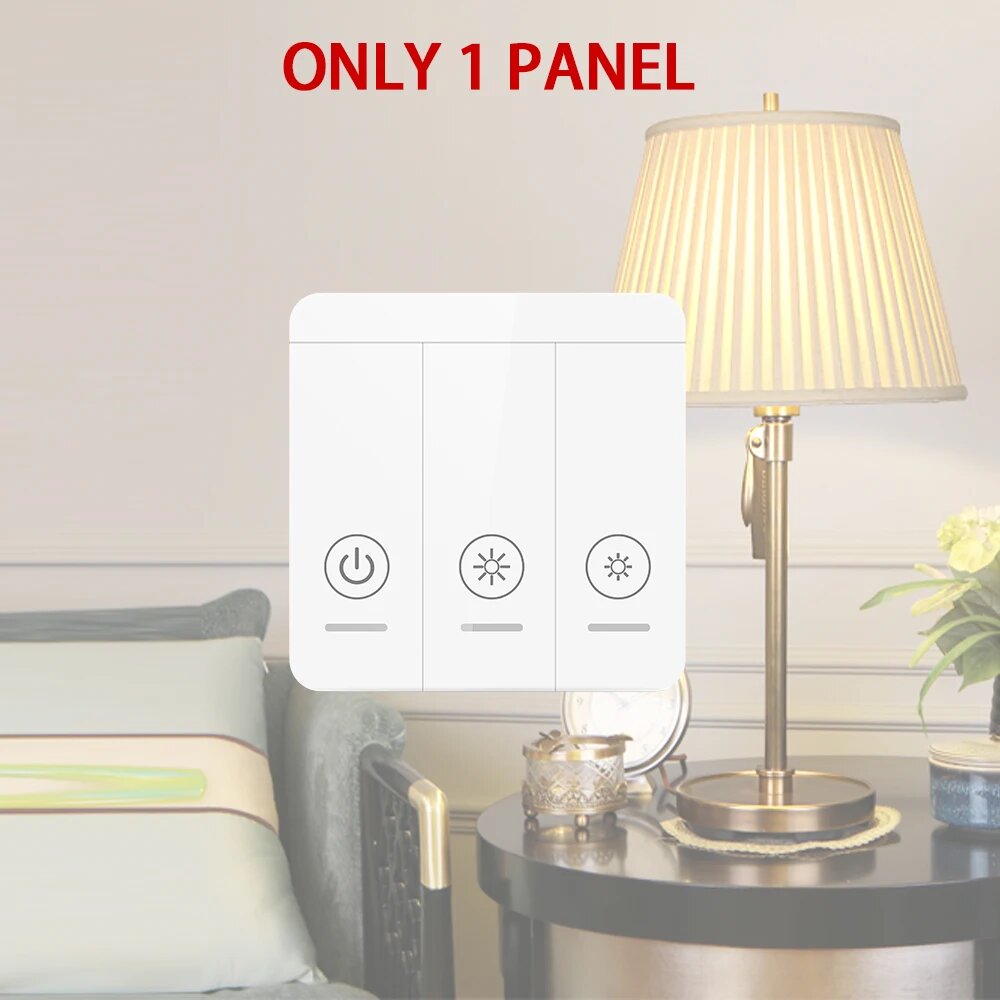 Беспроводной диммер EUNNACO Wireless Dimmer Light Switch Only 1 Panel