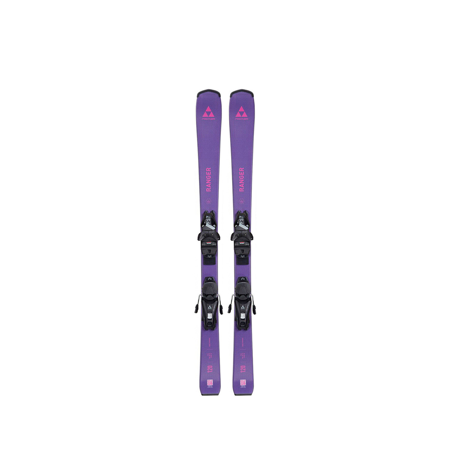 Горные лыжи с креплениями Fischer Ranger JR + FS 7 CA JRS 25/26 , для детей , Фиолетовый