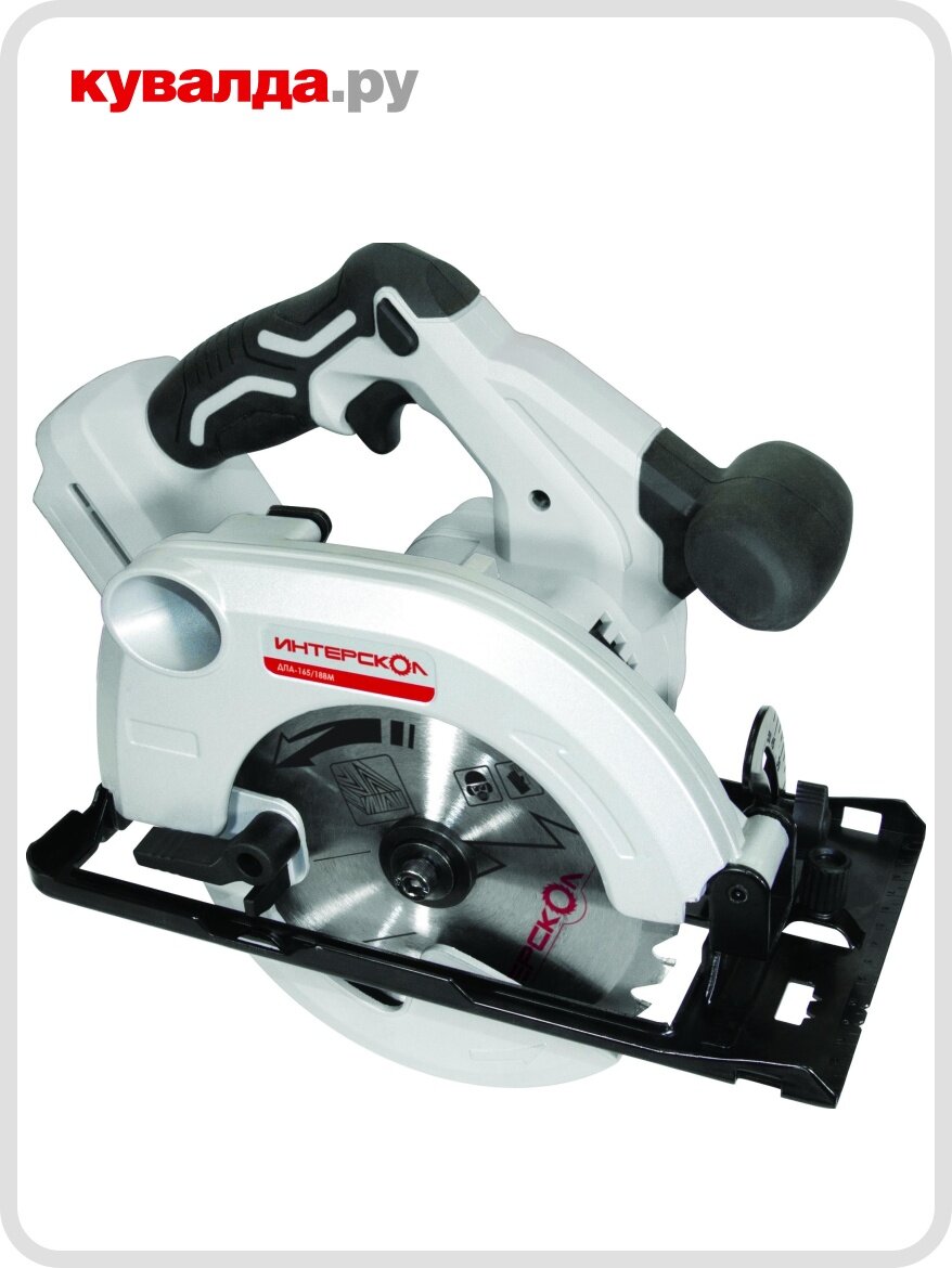 Пила циркулярная аккумуляторная ИНТЕРСКОЛ ДПА-165/18ВМ без АКБ и ЗУ