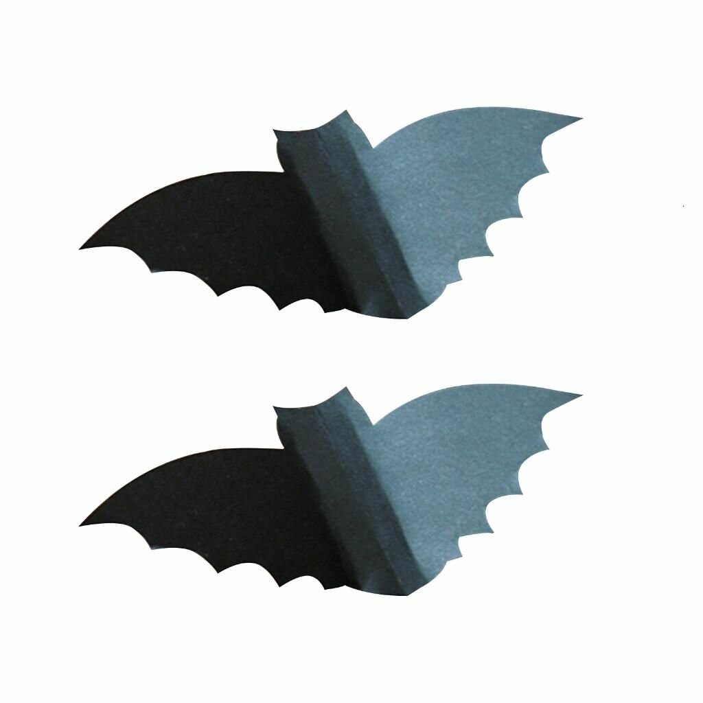 Праздничное оформление, 2шт, развевающиеся украшения для Хэллоуина в виде летучей мыши