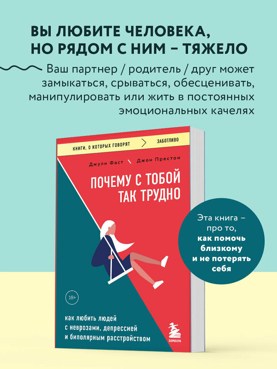 Фаст Джули, Престон Джон. Почему с тобой так трудно. Как любить людей с неврозами, депрессией и биполярным расстройством