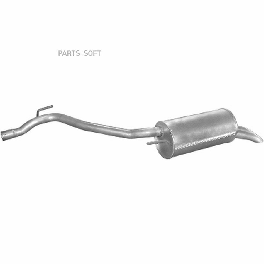 Глушитель VAG TRANSPORTER 96- 1,9TD-2,4D от официального дистрибьютора, EDEX, артикул 30237