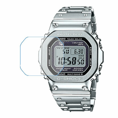 Скрин Мобайл защитный экран для часов Casio GMW-B5000D-1 из нано стекло 9H