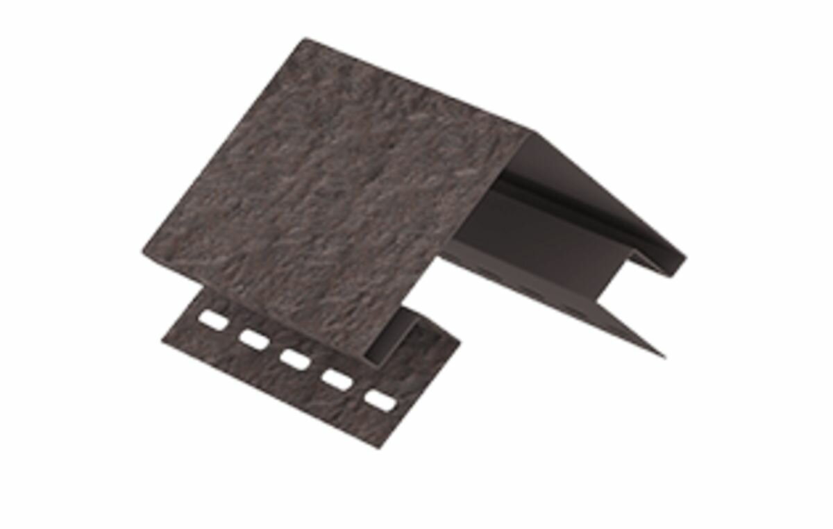 Ю-пласт Наружный угол, Стоун-хаус, кирпич коричневый, 1 шт