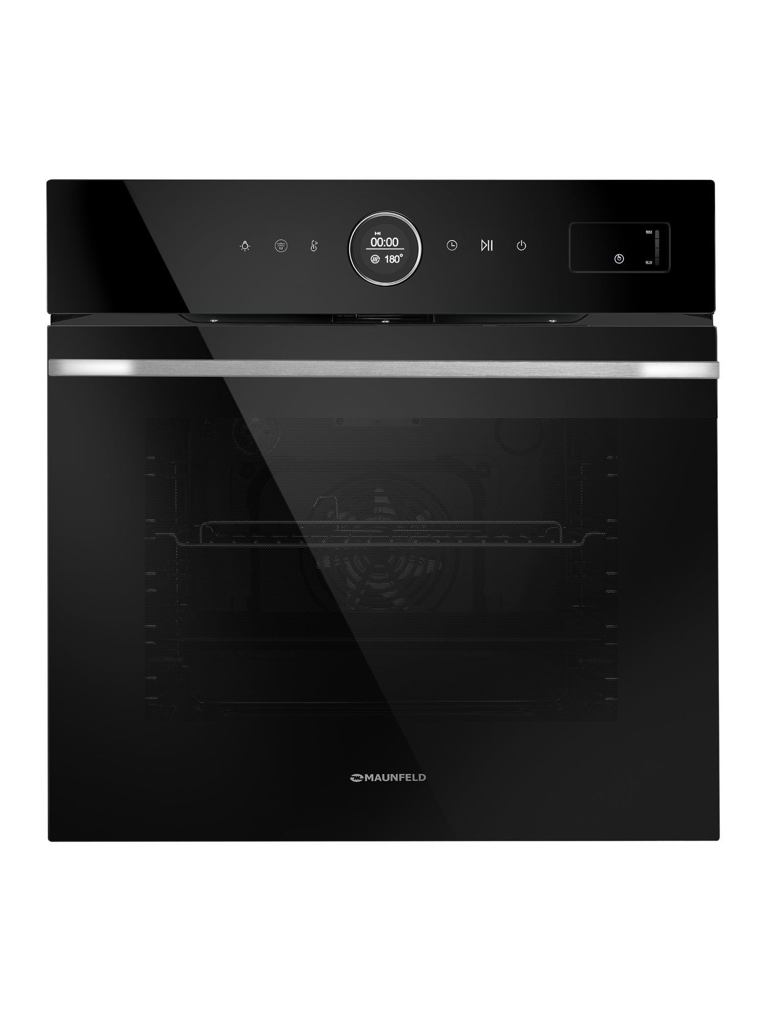 Шкаф духовой электрический MAUNFELD EOEH7617STB черный , 76 л