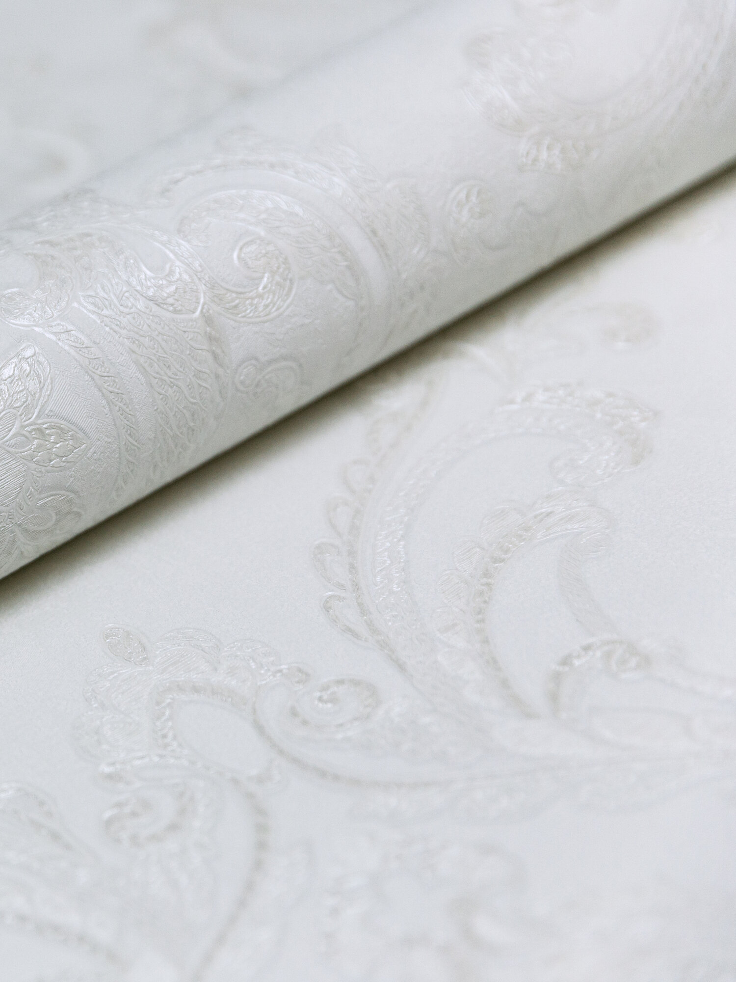 Обои виниловые на флизелине метровые 1.06 KERAMA MARAZZI, Ориент, мотив белый, КМ7701