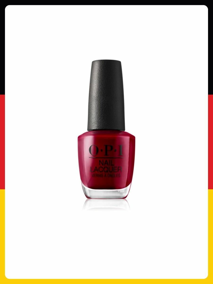 Лак для ногтей OPI Nail Lacquer nail polish Miami Beet, 15 мл