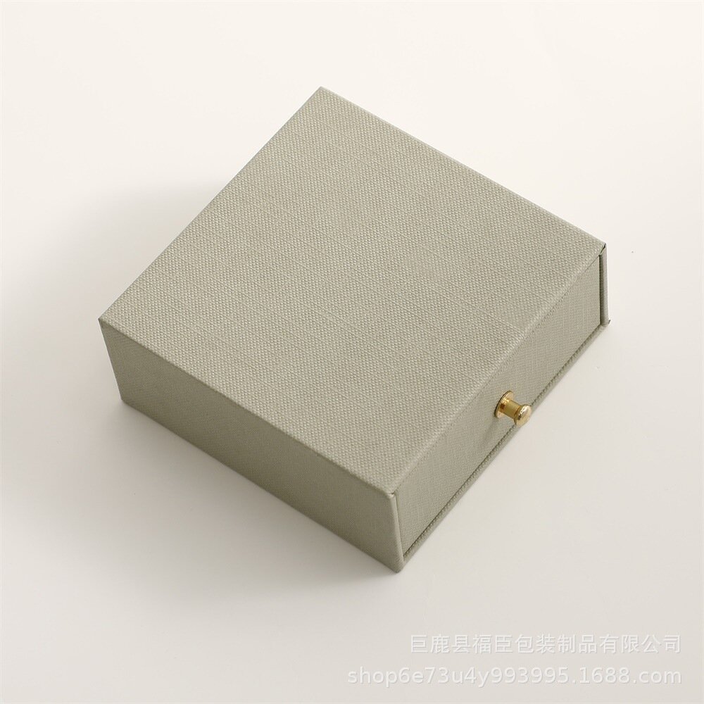 Шкатулка Fuchenya, с рисунком лотоса, для выдвижных ящиков, 9 см x 9 см x 3.5 см