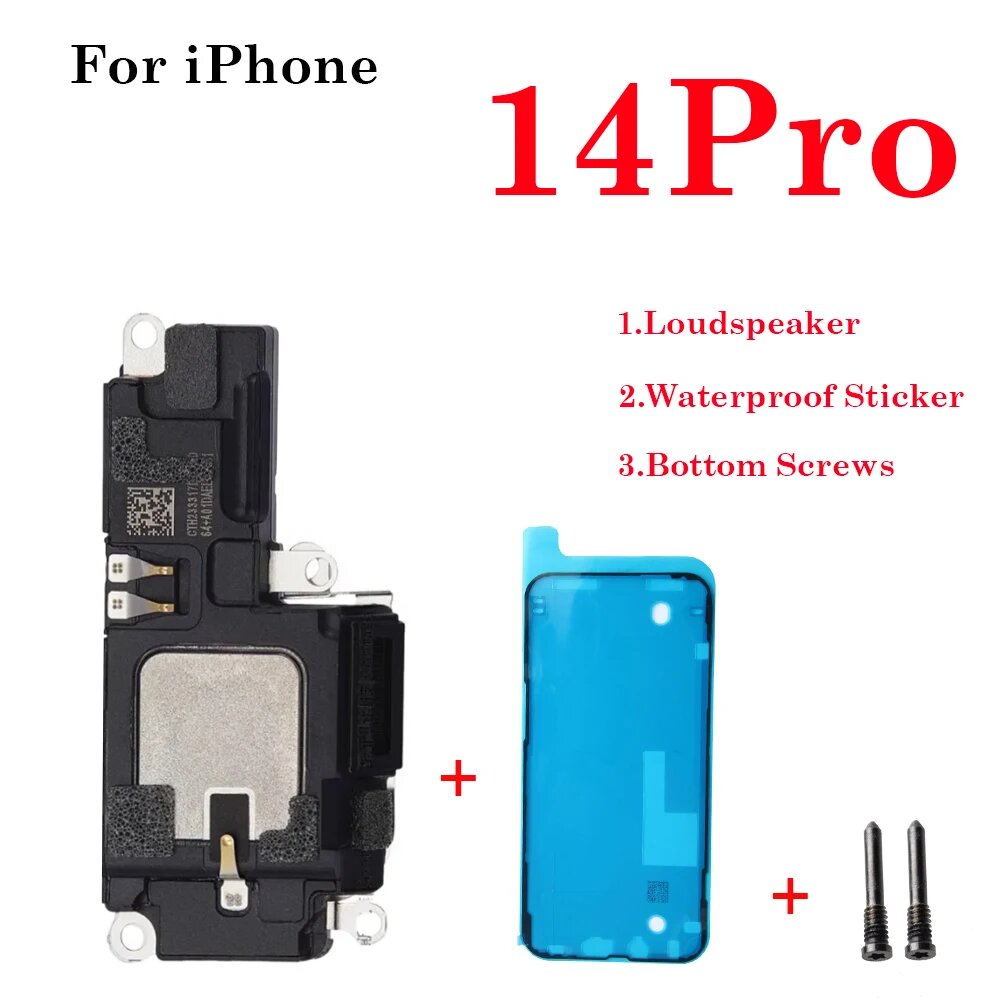 1 шт, хорошо протестированный, громкий динамик, внутренняя док-станция, нижний For iPhone 14Pro