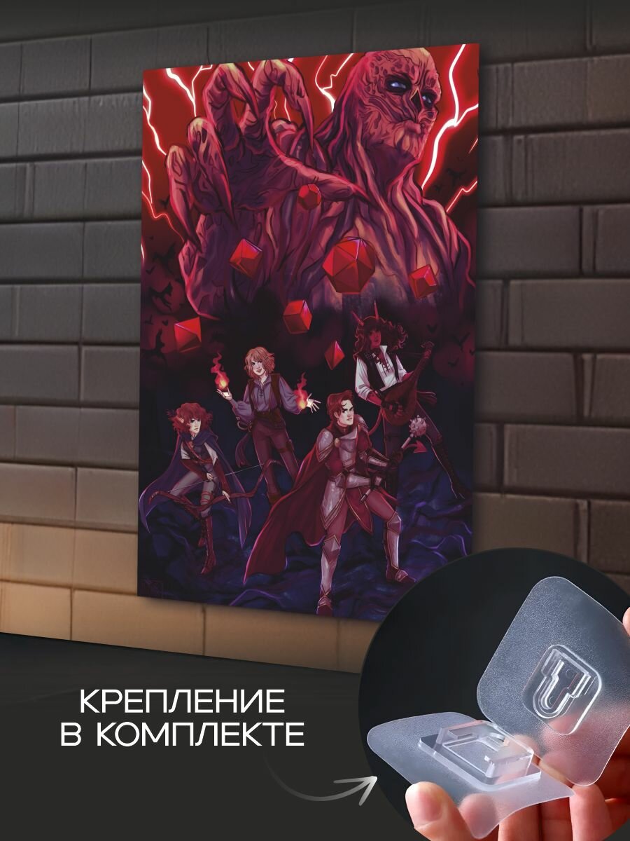 Картина на металле Stranger Things - Сериал — фото 1