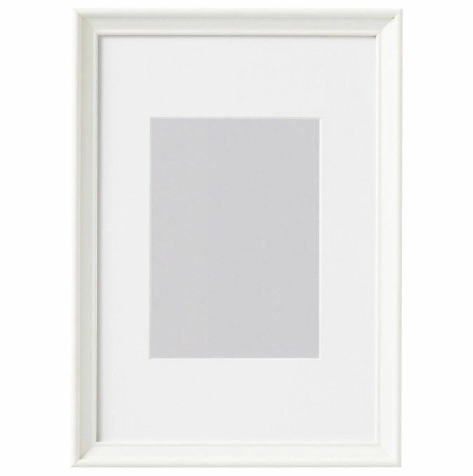 IKEA KNOPPANG - черная рамка, 21х30 см.
