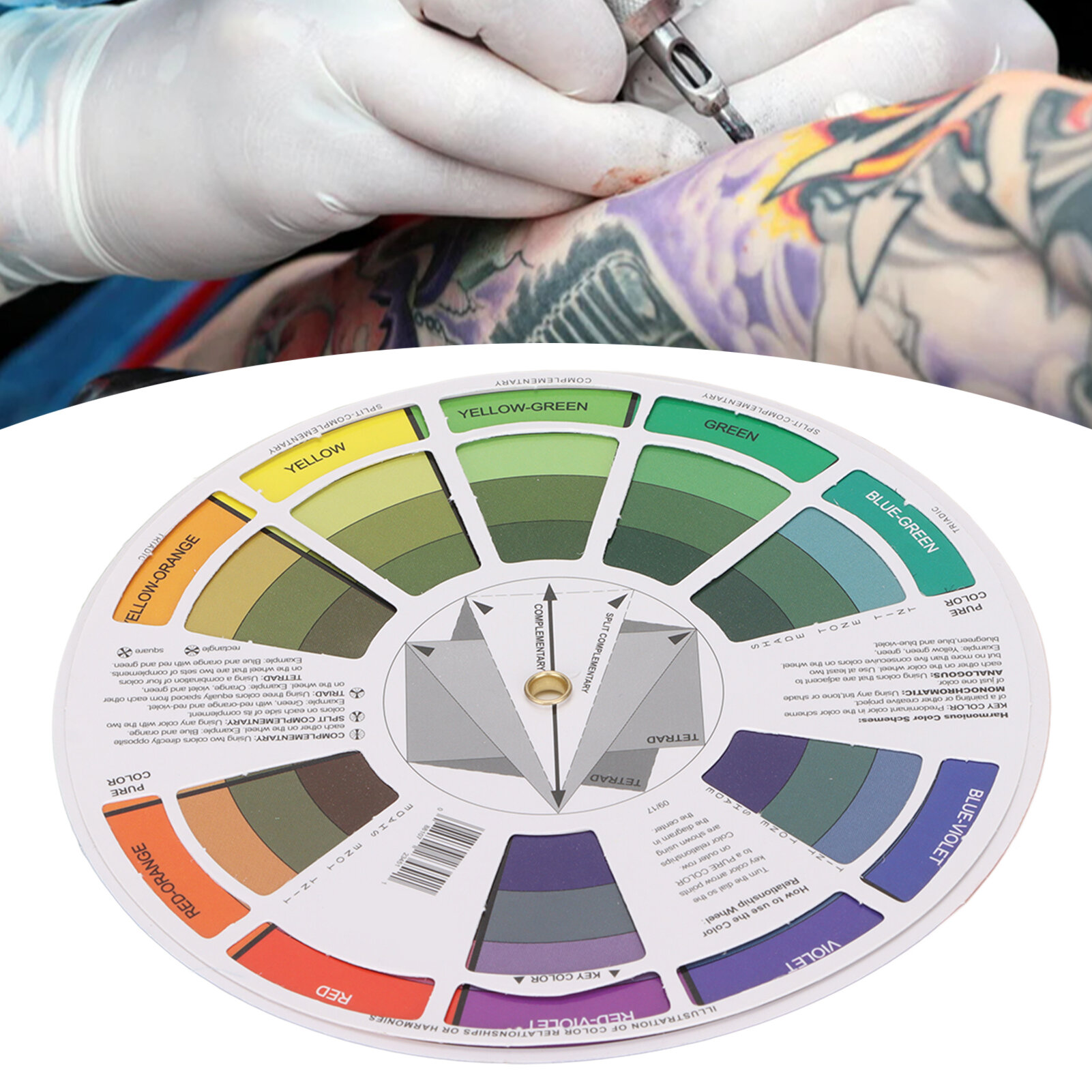 Color Wheel Reversible Blending Effect Simple Operation Fine Workmanship PosterS — фото 1