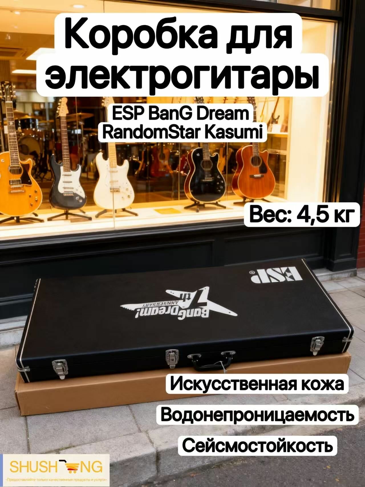 Коробка для электрогитары ESP BanG Dream RandomStar Kasumi