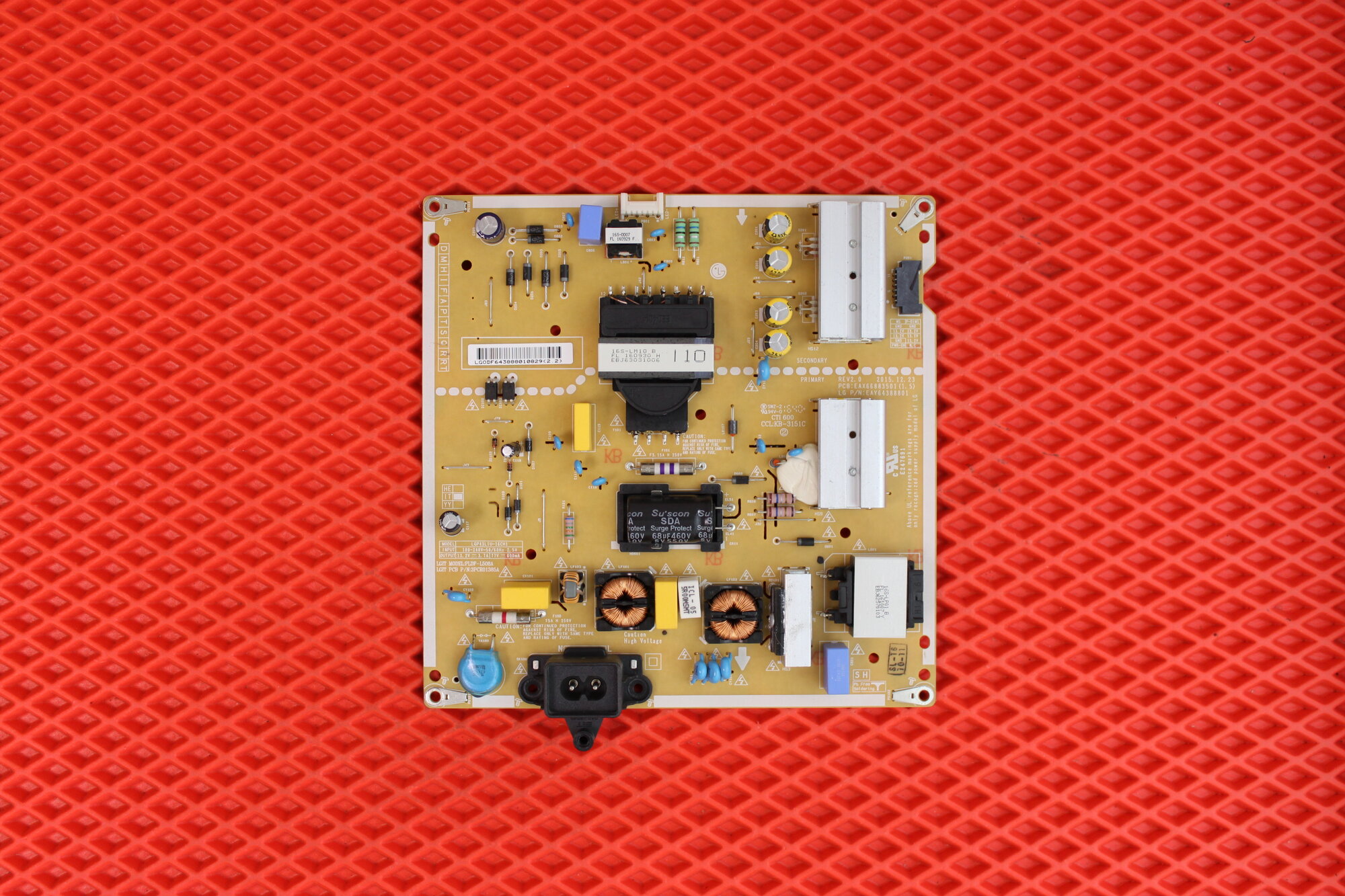 Блок питания (PSU) EAX66883501 (1.5) для телевизора LG 43UH610V-ZB-GN41 в надёжной упаковке