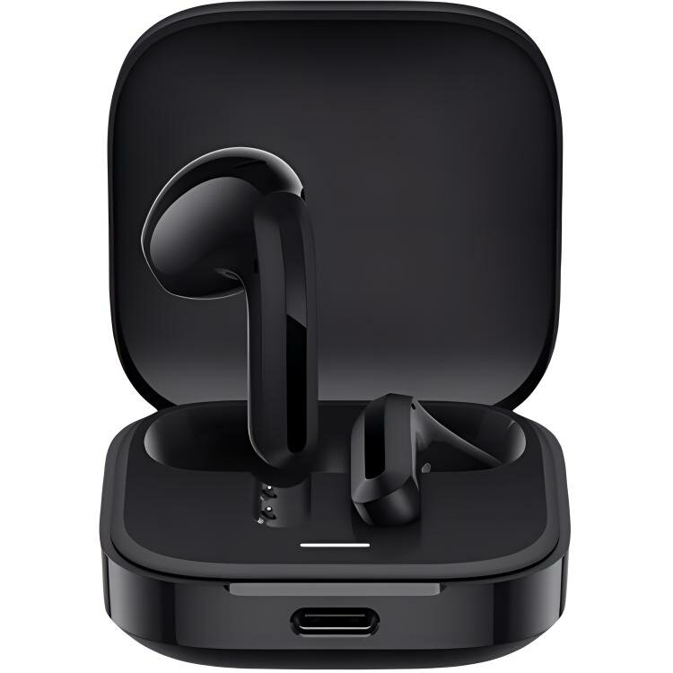 Беспроводные наушники-вкладыши Xiaomi MI Buds 6 Active, черные, шумоподавление, 30 ч работы