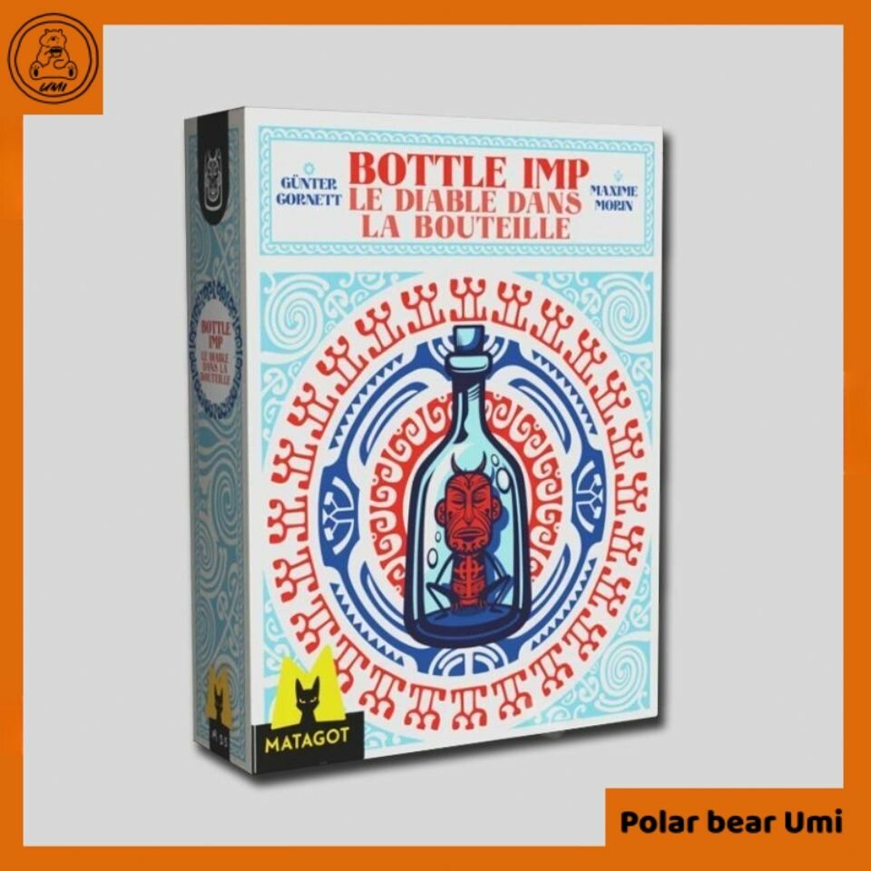 Настольная игра Bottle Imp (Тень в Бутылке) 2-6 Игроков 14 Мин Вечеринка + 78 Карт (Подарок!)