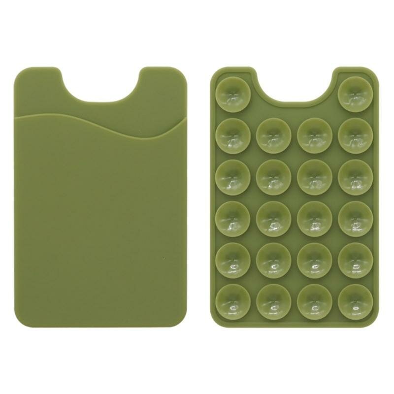 Чехол-кошелек для телефона с магнитным замком и тремя кармашками для карт, Зеленый