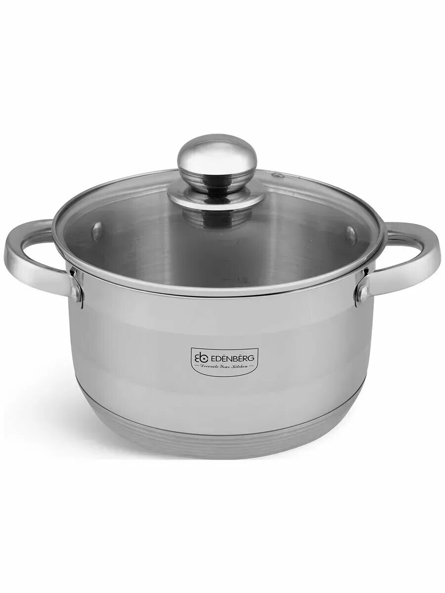 Кастрюля с крышкой EB-3007 6.1 л