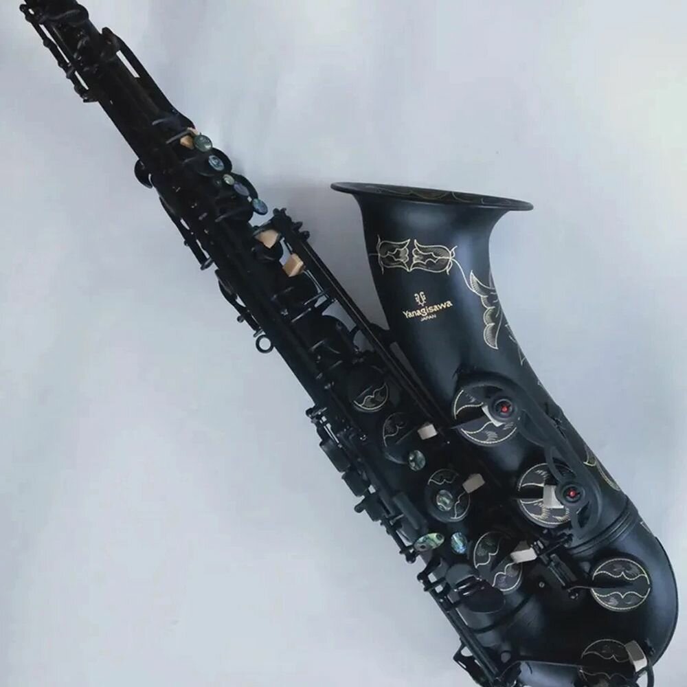 Тенор-саксофон T-992 Черный BB Античный матовый тенор-саксофон Музыкальный инструмент