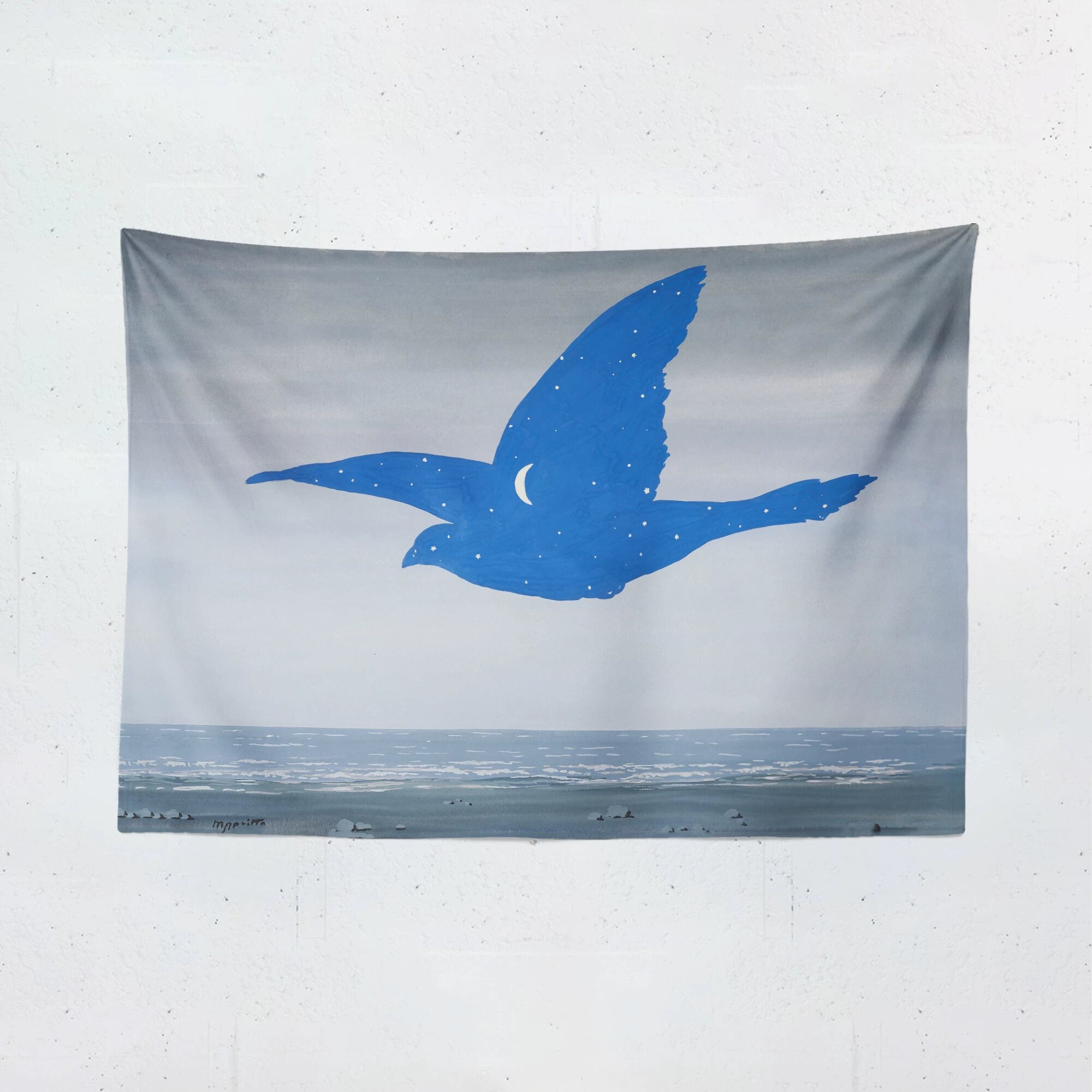 Художественный гобелен «Синяя птица», голубь мира, высококачественное фоновое полотно для декора спальни, общежития,