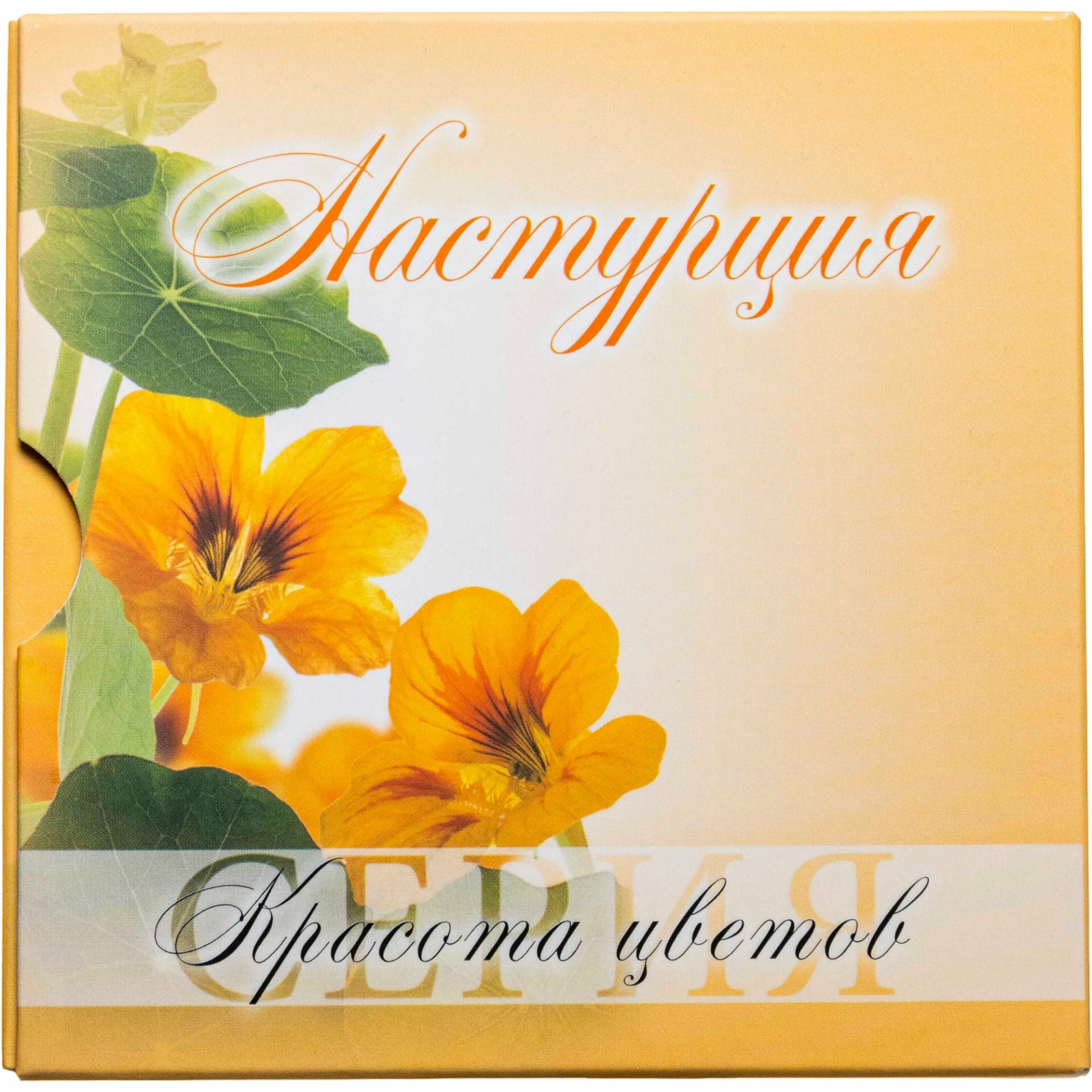 Беларусь 10 рублей 2013 Proof "Красота цветов - Настурция" в буклете с сертификатом, Серебро 925