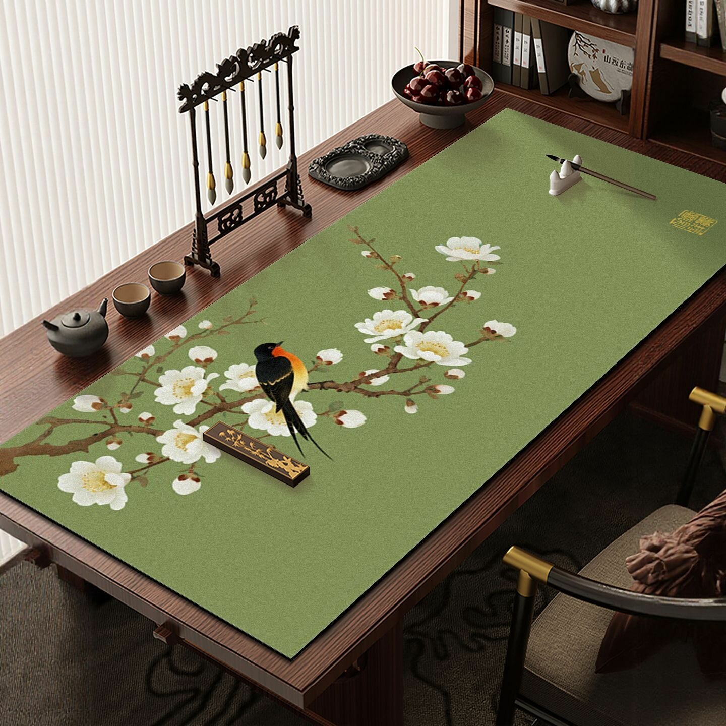 Коврик для стола из диатомита, специальная подкладка для стола, моющийся коврик для каллиграфии, фетровый коврик для письма кистью, специальный настольный коврик для каллиграфии.