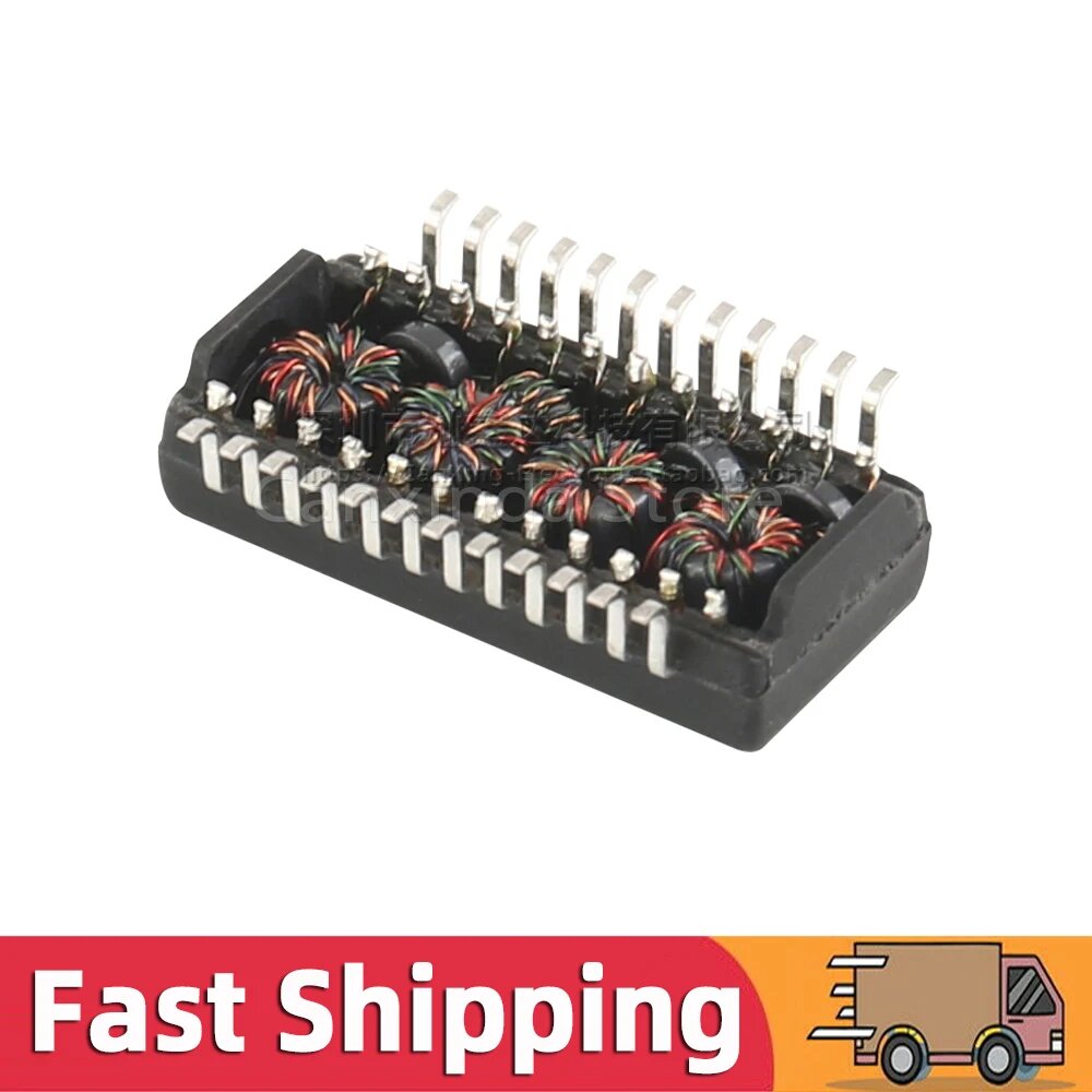 Набор из 5 сетевых изолирующих фильтров-трансформаторов GST5009BM