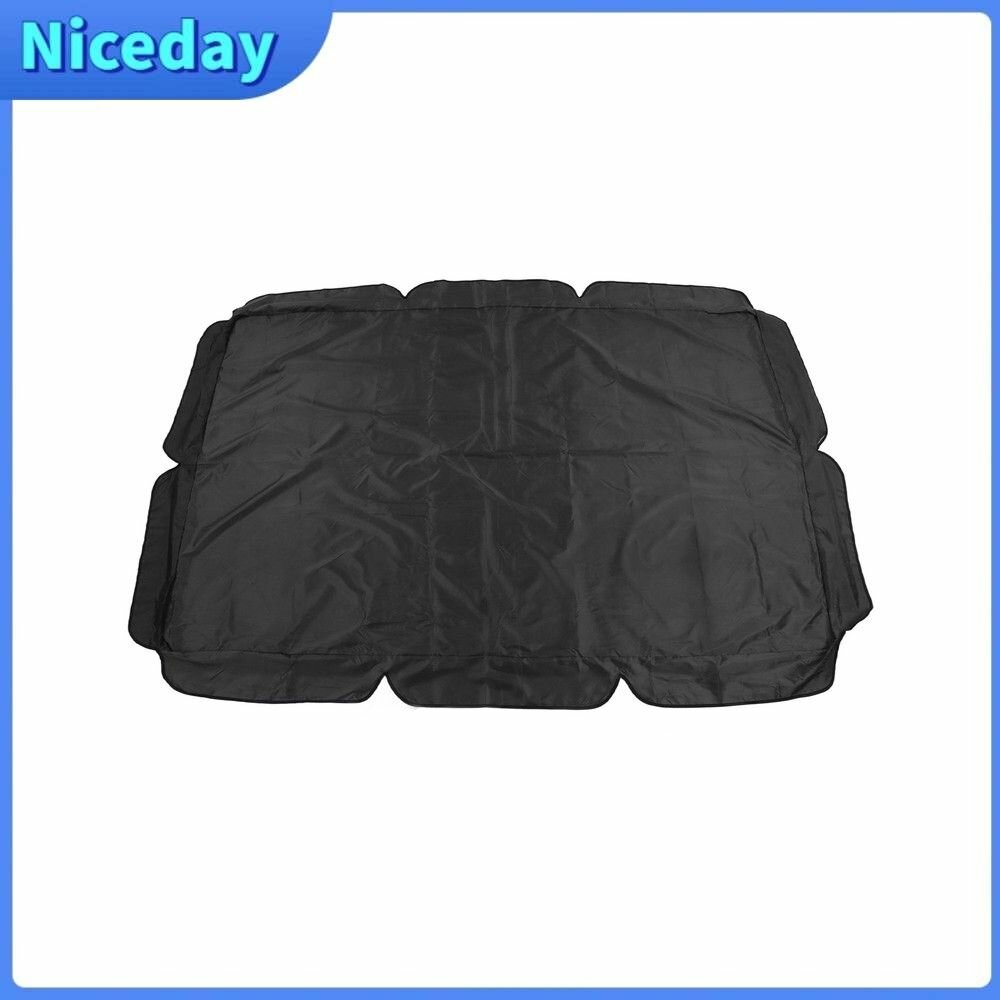 Открытый навес для качелей, водонепроницаемый, замена крышки, защита от УФ, цвет черный.